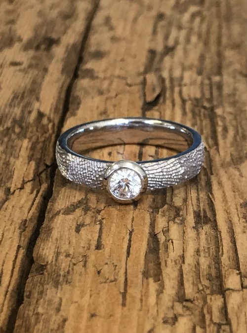 Fingerprint Engagement Rings | Personalized Rings