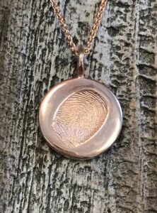 Fingerprint Necklaces - Gold and Silver Necklaces