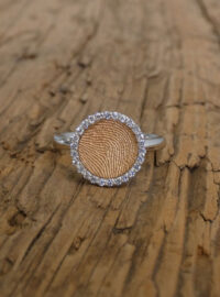 Fingerprint Rings - Gold, Silver Custom Fingerprint Rings